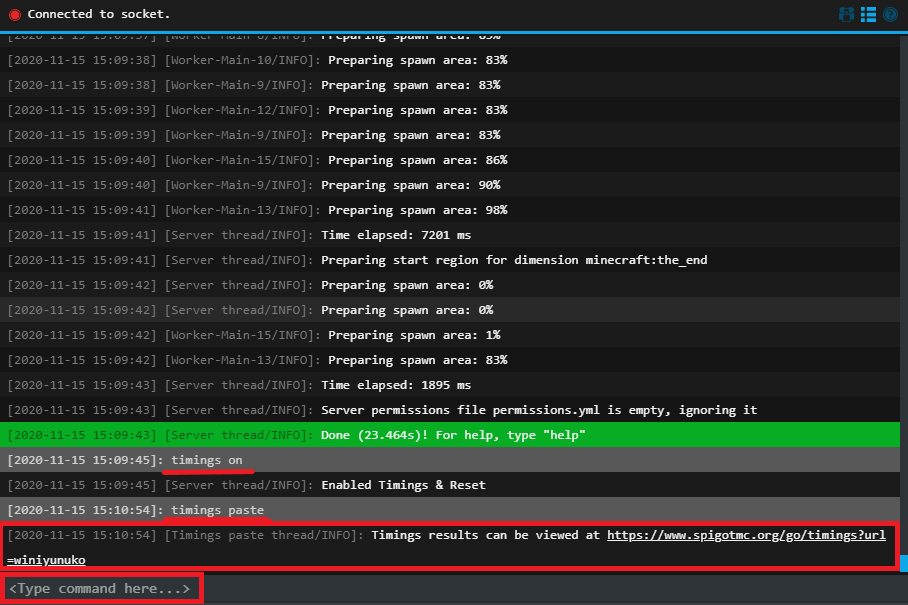 How to Make a Timings Report on a Minecraft Server | Performance | Knowledgebase Article - Nodecraft